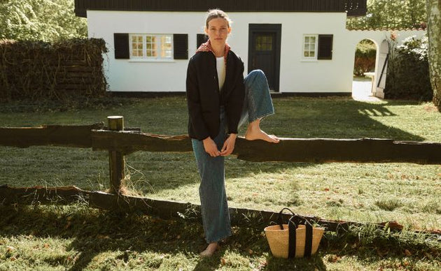 Mith Cph Large Rattan Tray - Dark Honey | Lubarol